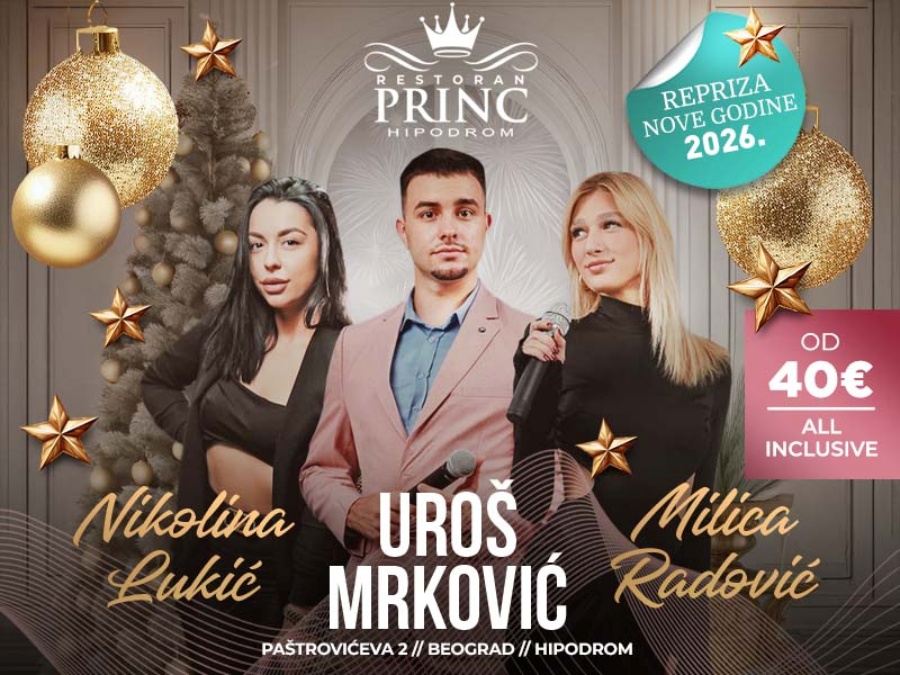 Restoran Princ REPRIZA - Nova Godina 2026 Beograd - Doček Nove Godine ...
